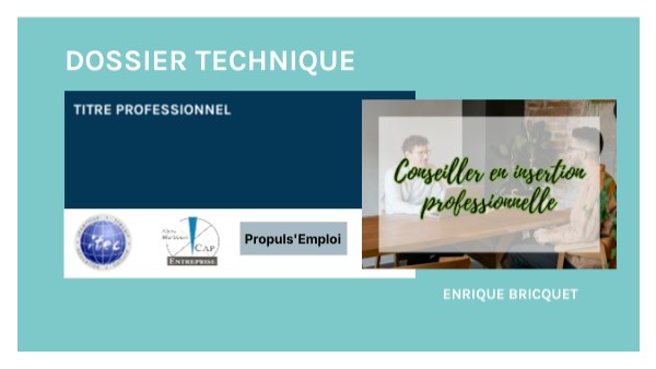 dossier technique | Genially