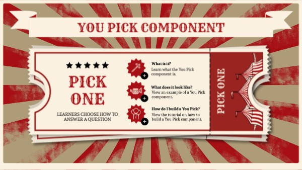 You Pick Component | Genially