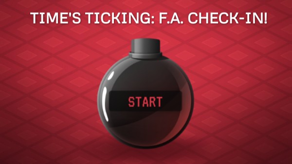 TIME'S TICKING: F.A. CHECK-IN! | Genially