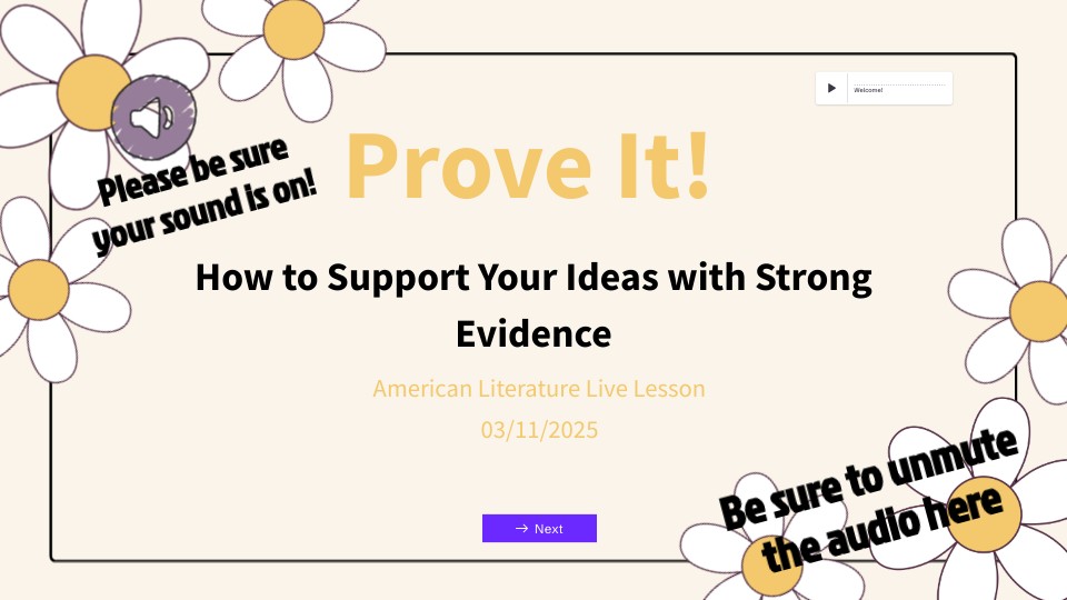 Live Lesson 3/11/25 - Mrs. Black | Genially