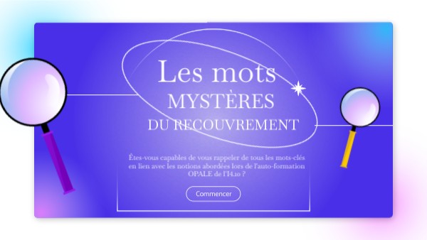 Les mots mystères du recouvrement-s | Genially