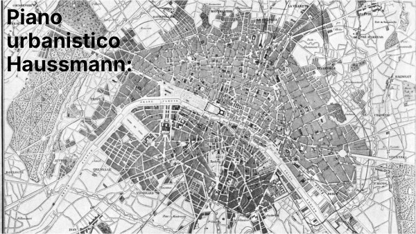 Piano urbanistico Haussmann: | Genially