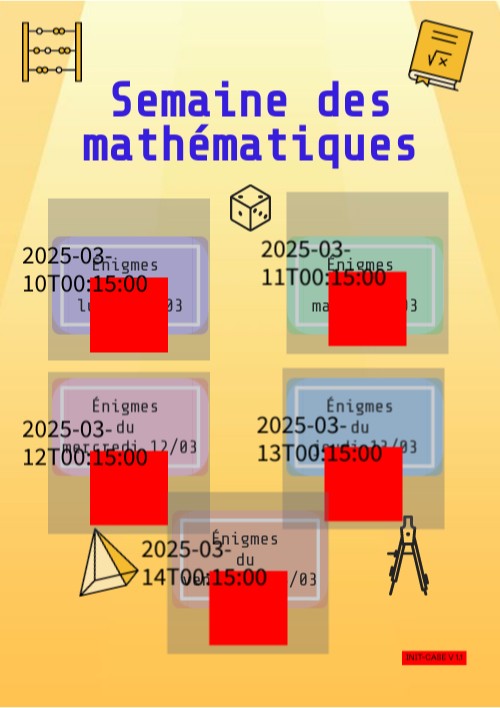 Semaine des maths | Genially
