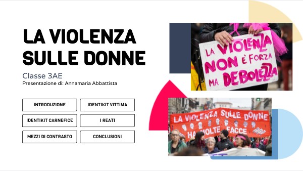 LA VIOLENZA SULLE DONNE | Genially