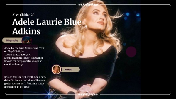 Adele Laurie Blue Adkins | Genially