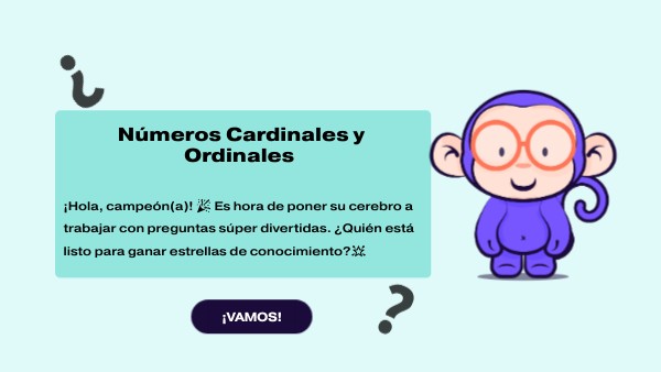 Números Cardinales y Ordinales | Genially