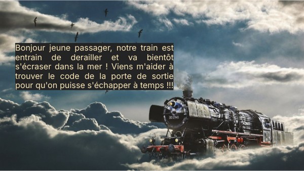 Le train qui déraille | Genially