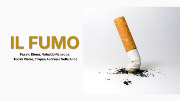 IL FUMO | Genially