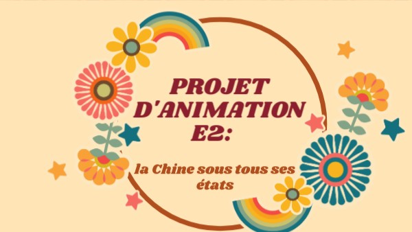 projet d'animation E2: | Genially