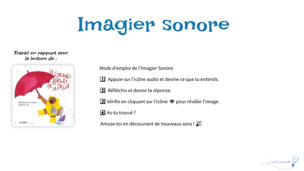 Imagier sonore | Genially