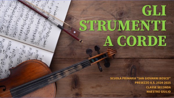 15: Gli strumenti a corda | Genially
