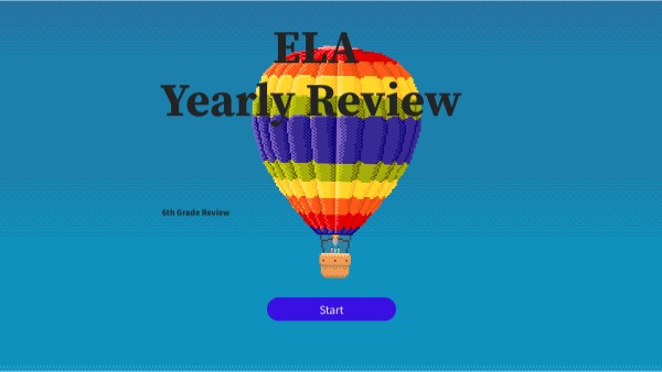 ELA Yearly Review | Genially