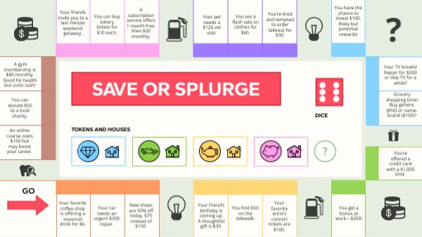 Save or Splurge | Genially