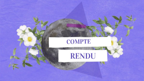 compte rendu mars | Genially