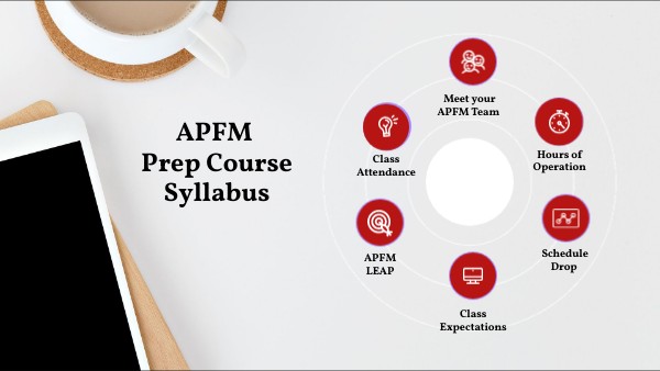 APFM Prep Course Syllabus | Genially