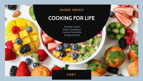 Cooking for Life | Genially