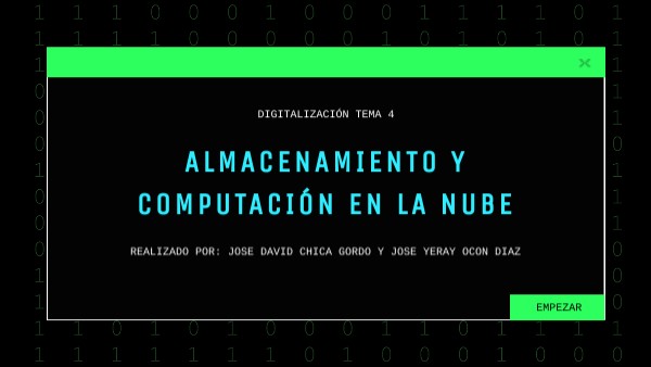 ALMACENAMIENTO Y COMPUTACIÓN EN LA NUBE | Genially