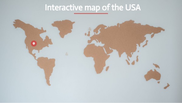 Interactive map of the USA | Genially