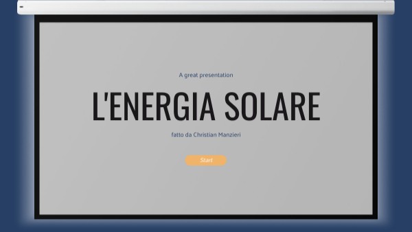 l'energia solare | Genially