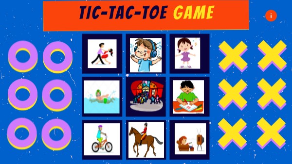 tic-tac-toe GAME activities | Genially