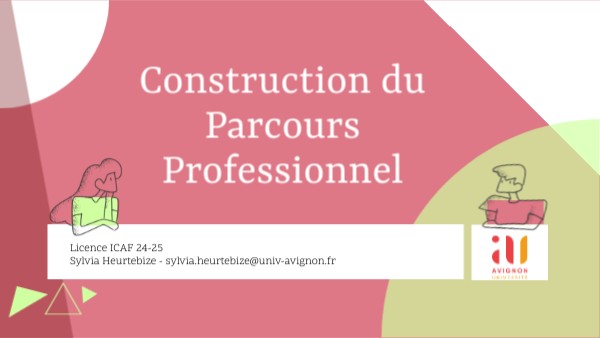 Parcours Pro ICAF 24-25 séance 2 | Genially