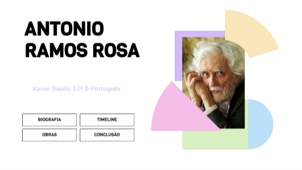 AnTONIO RAMOS ROSA | Genially