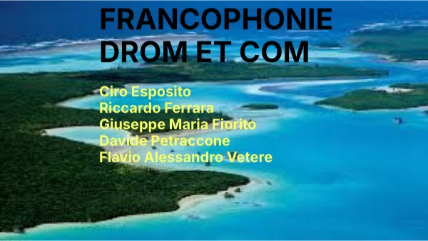 DROM et COM et francophonie | Genially
