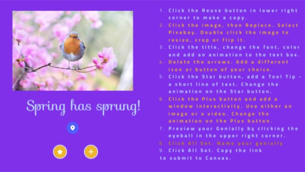 Spring has sprung! | Genially
