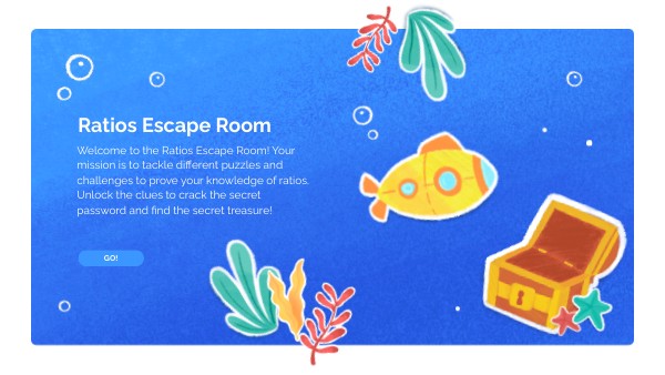 Ratios Escape Room | Genially