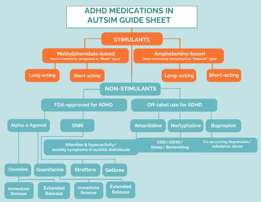 ADHD MEDICATIONS IN AUTSIM GUIDE SHEET | Genially