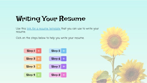 Writing Your Resume | Genially
