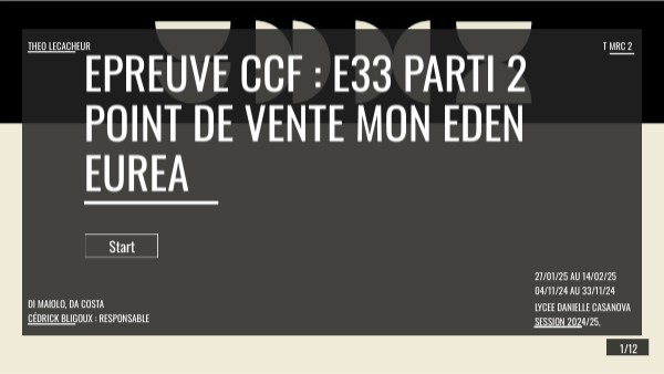 E33 Mon eden PART 2 | Genially