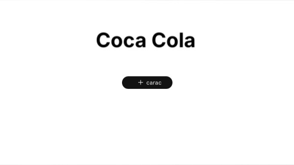 Coca Cola | Genially