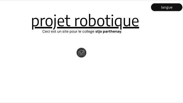projet robotique | Genially