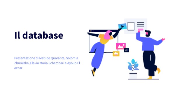 Il database | Genially