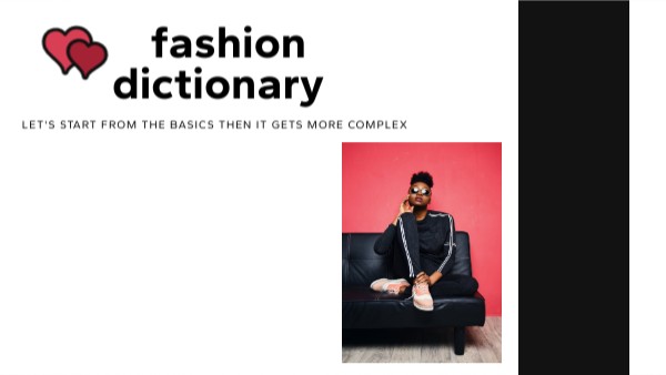 fashion dictionary🧥 | Genially