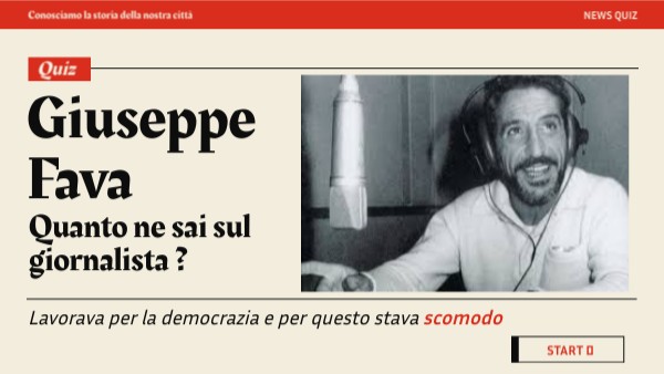 Il giornalista Pippo Fava | Genially