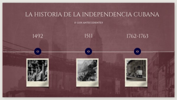 La historia de la independencia cubana | Genially