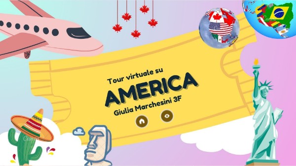 Tour virtuale sul continente americano | Genially