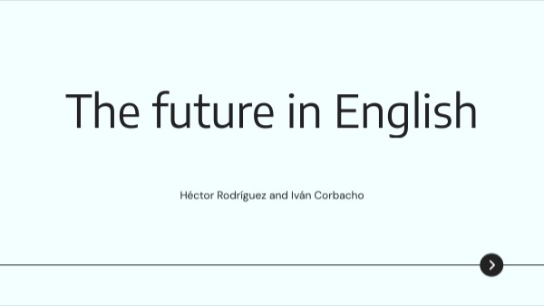The future in English | Genially