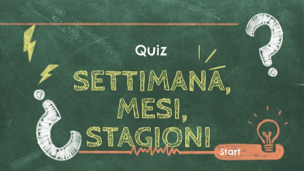 settimana, mesi, stagioni | Genially