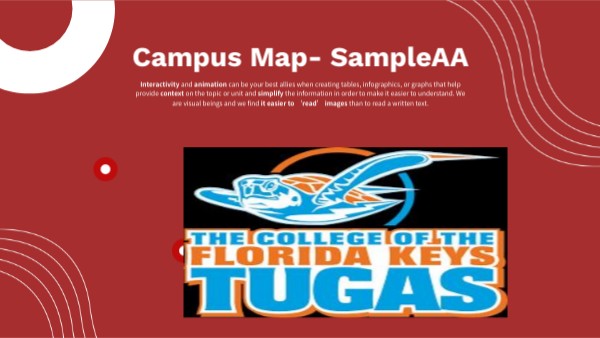 Interactive Campus Map- sample aa | Genially
