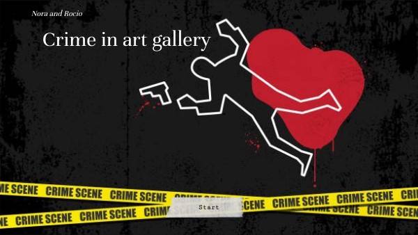 Crime in art gallery | Genially