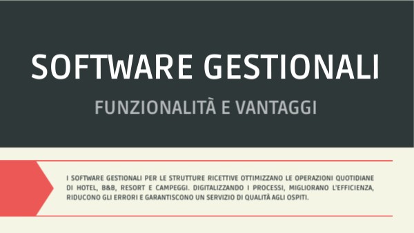 SOFTWARE GESTIONALI | Genially