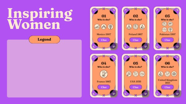 Inspiring Women Flipcards | Genially