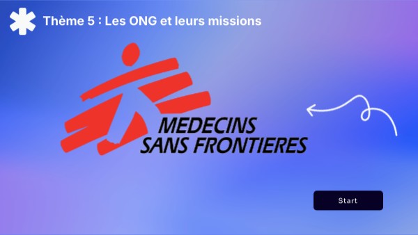 Thème 5 : Les ONG et leurs missions | Genially