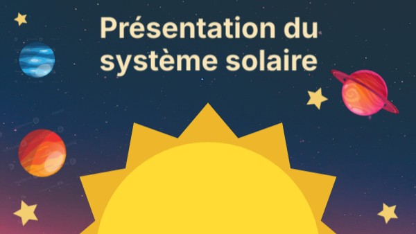 Présentation du système solaire | Genially