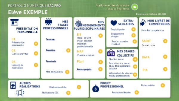 Portfolio Bac pro SAPAT | Genially