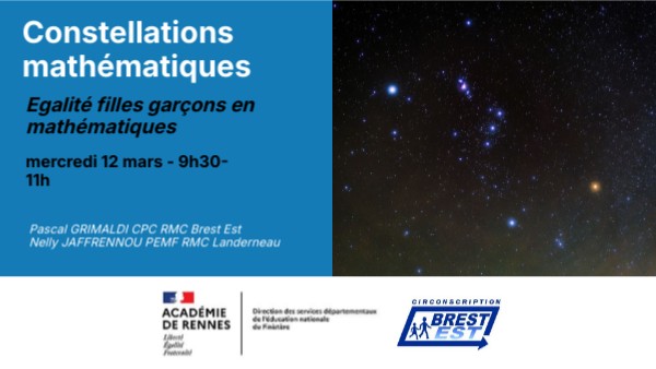 Constellations mathématiques | Genially