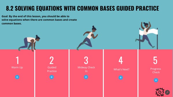 A2_8.2 Solving Equations with Common Bases Guided Notes | Genially